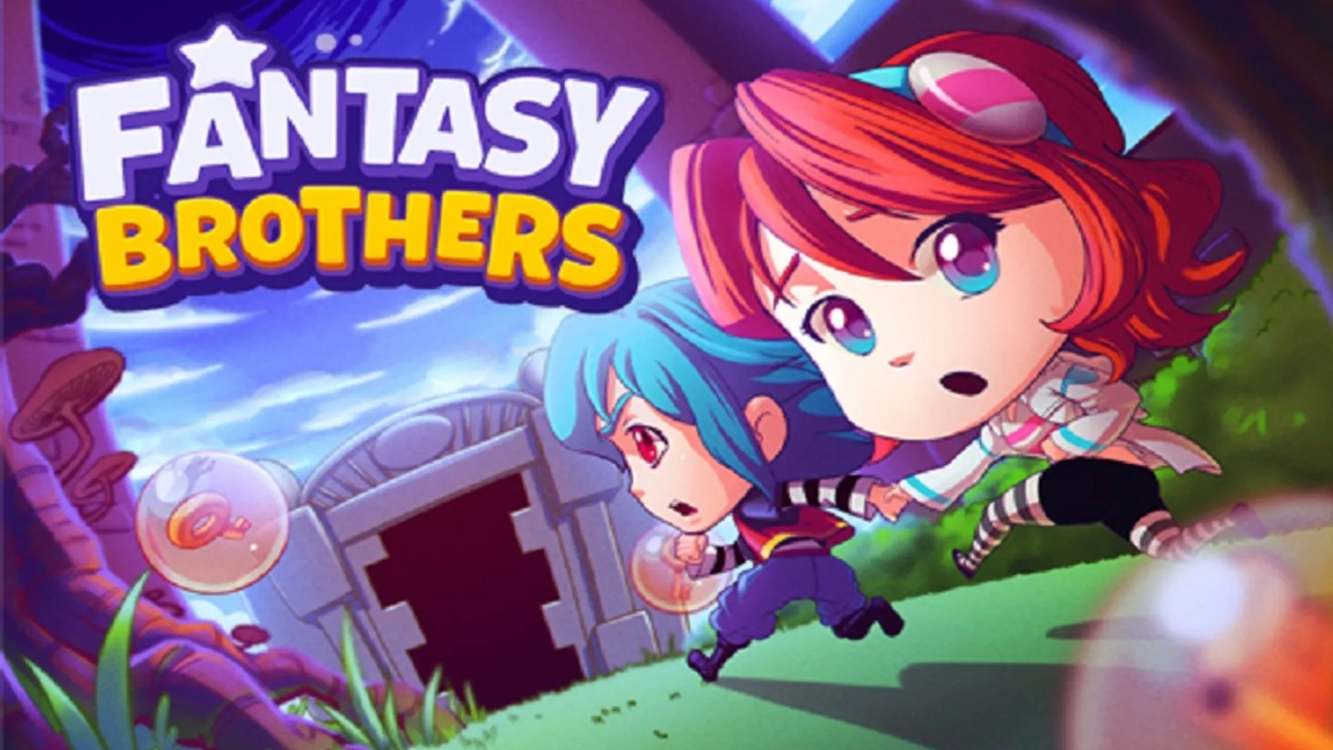 Fantasy Brothers - Co-op Puzzle Adventure | funclicker.app